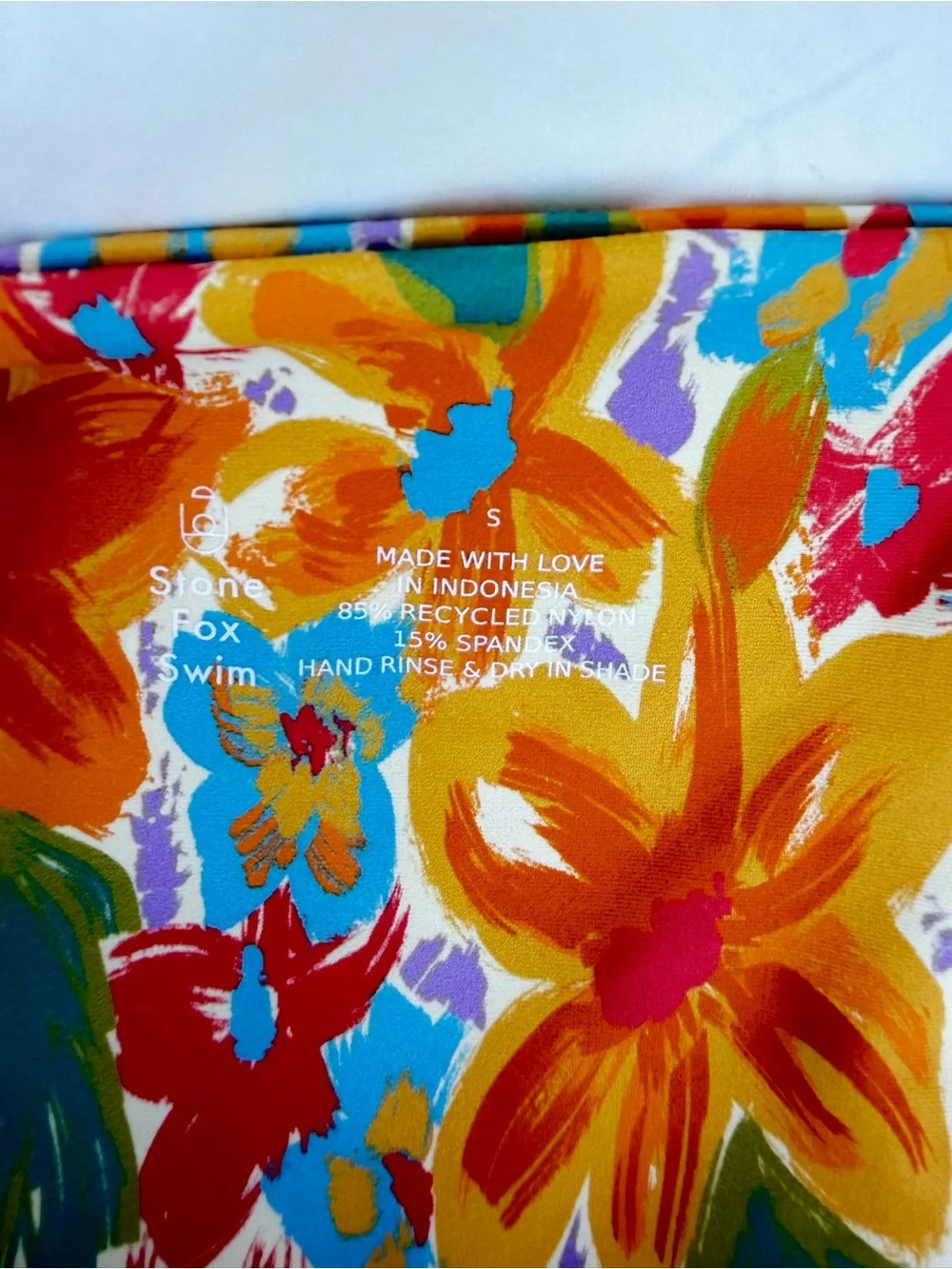 Stone Fox Swim | Swim | Fox Bright Floral Swim Bottoms In Yellow Blue ...